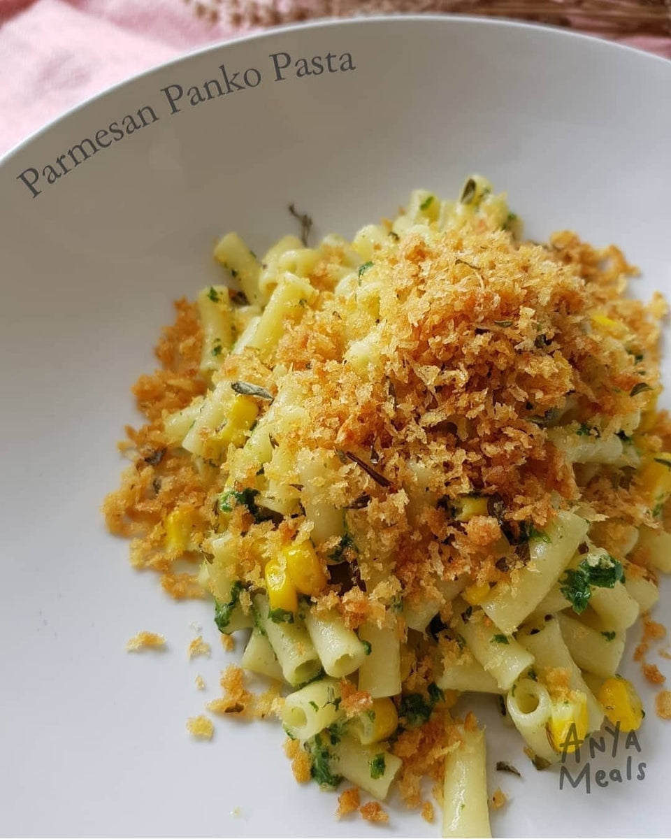 Parmesan Panko Pasta recipe for babies – Anya Meals
